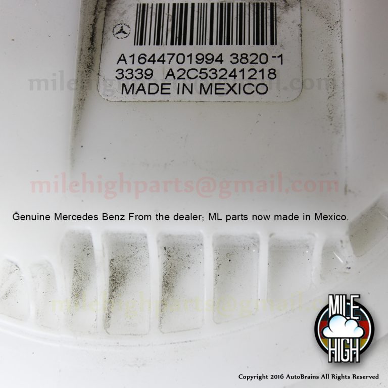 *2013 REPLACEMENT* OEM 06-08 Mercedes W164 ML Fuel Pump A1644701994 ...