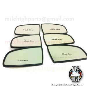 02-08 Audi Auto Dimming Mirror Glass Driver LH A3 A4 S4 A6 S6 B6 B7 8E0 ...