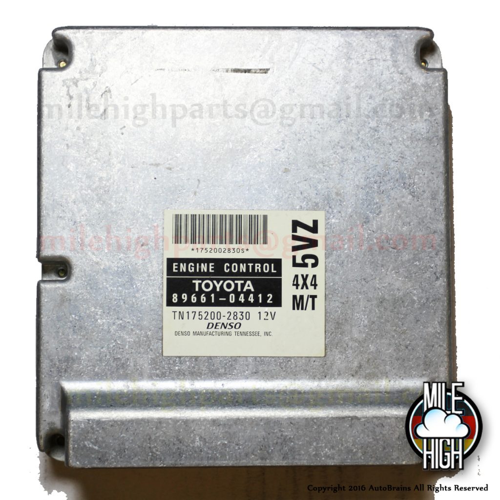 99 00 Toyota 4Runner Engine Computer Module OEM ECU ECM M/T 4X4 Cali 5VZ 3.4L – Quality OEM Used ...