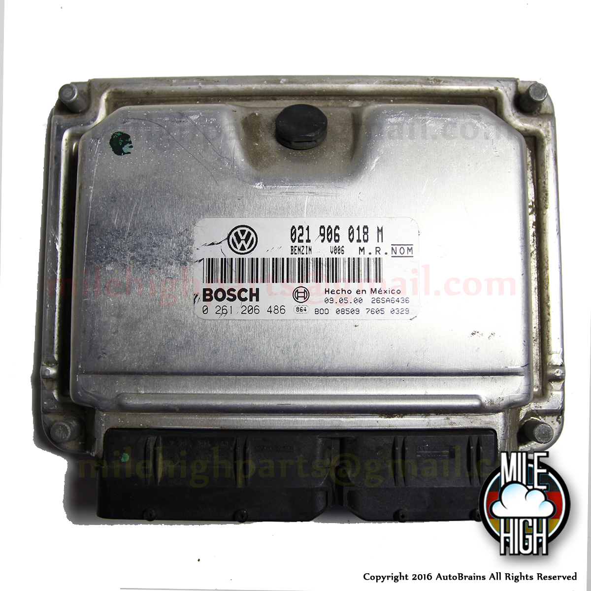 99 00 01 02 VW Jetta Golf VR6 2.8L V6 M/T Engine Computer ECU ECM GLX ...