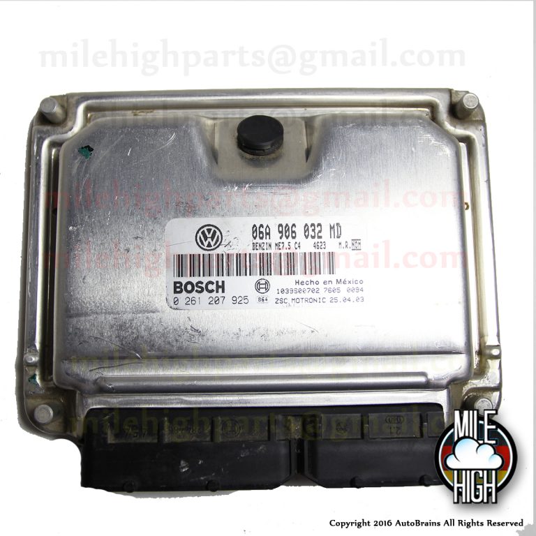 03 04 VW Golf Jetta 2.0L OEM Engine Computer Control ECU ECM 06A 906 032 MD A/T – Quality OEM ...