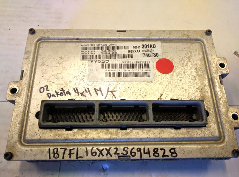 2002 Dodge Dakota Engine Computer ECU 3.9L M/T 301AD – Quality OEM Used ...