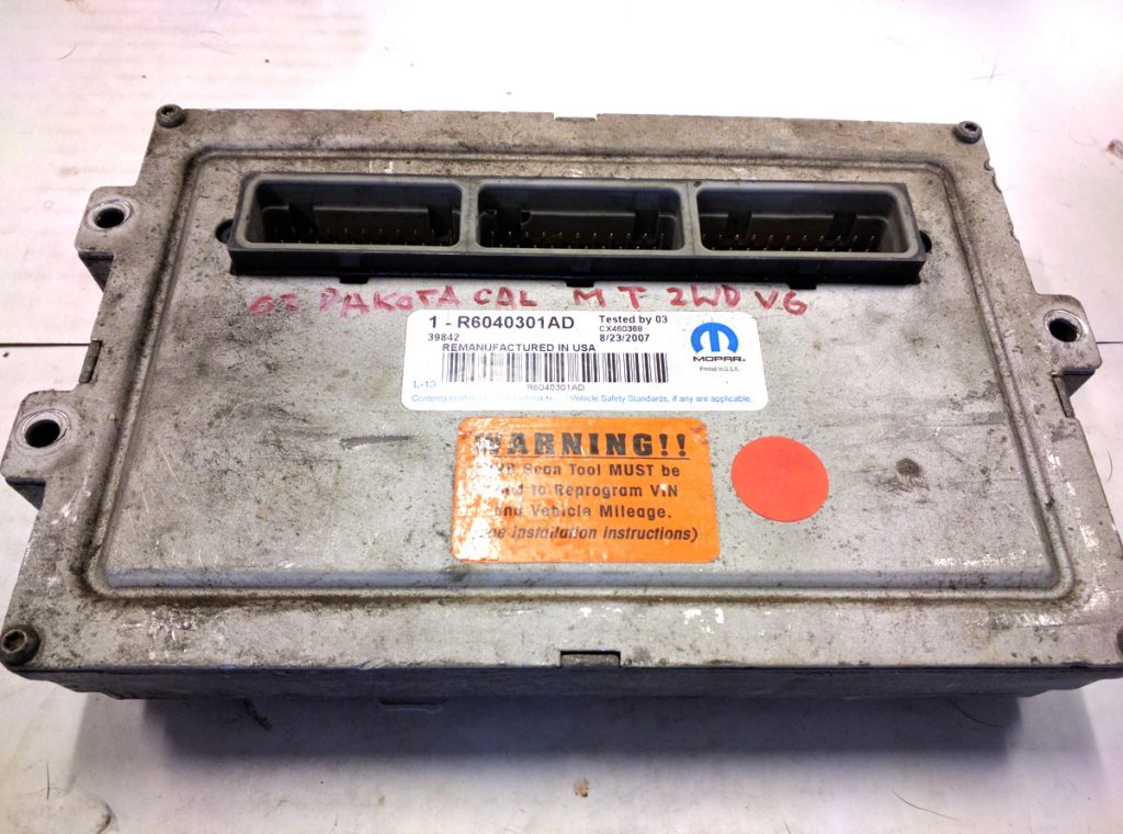 LOW MILES MOPAR REMAN 2002 Dodge Dakota ECU 3.9L 56040301AD – Quality ...