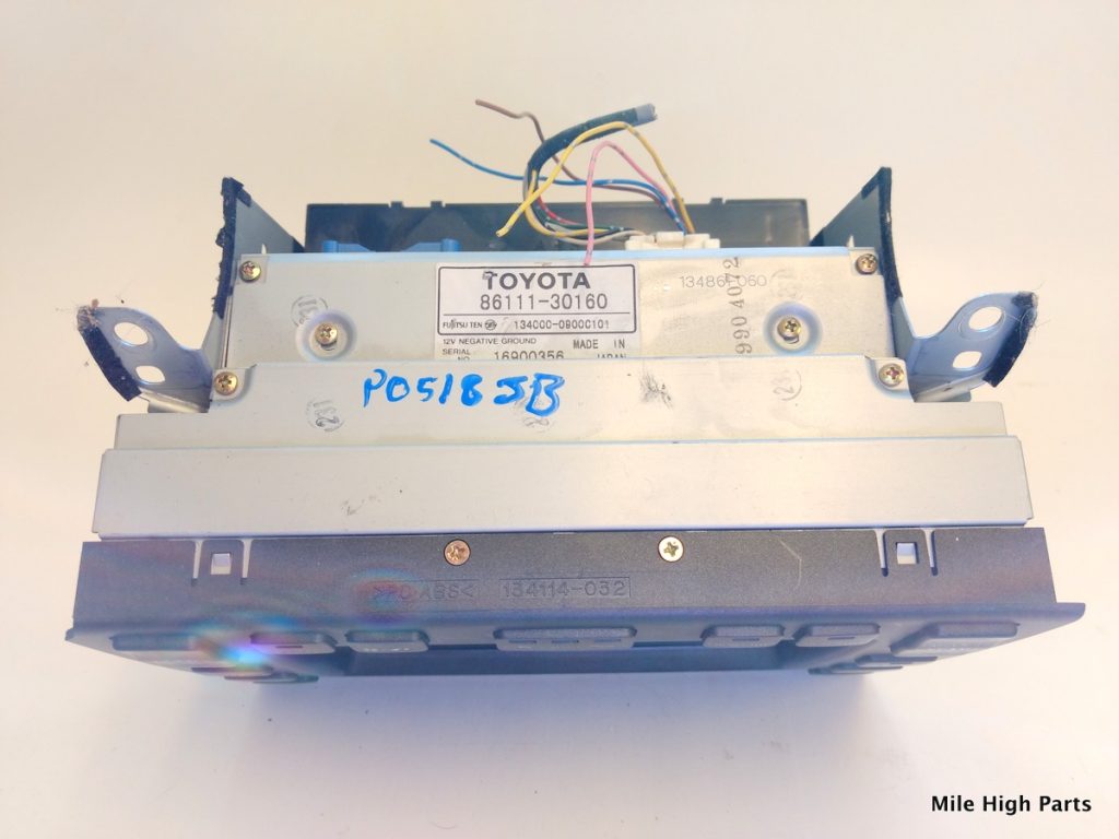 98 – 01 Lexus GS300 GS400 GS430 Navigation Radio Head Unit 86111-30160 ...