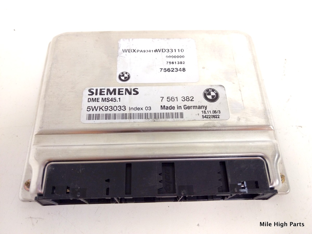 2006 BMW 325I 330CI X3 Engine Control Module ECU 7562348 – Quality OEM ...