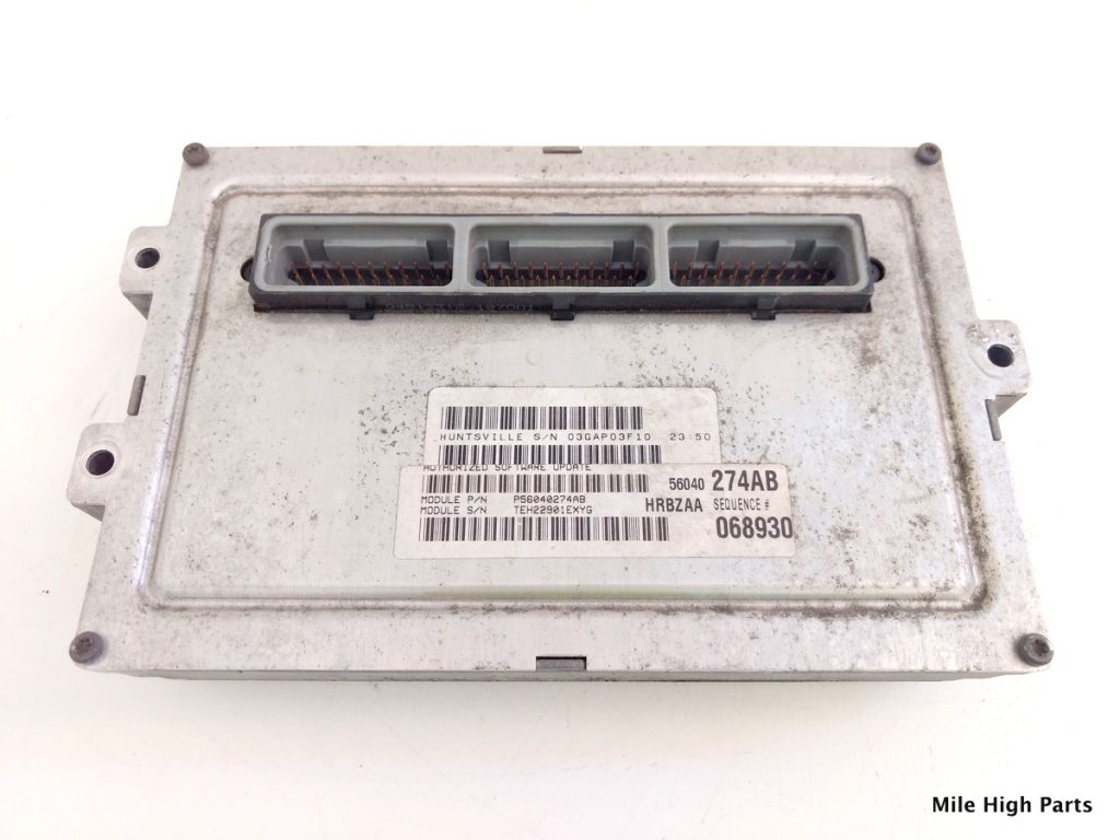 2001 Dodge RAM 2500 Engine Computer ECU 5.9L Cali 2WD 56040274AB ...