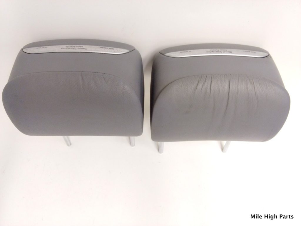 2001-2006 OEM BMW E46 M3 Convertible Rear Head Rests Headrest Pair Gray ...