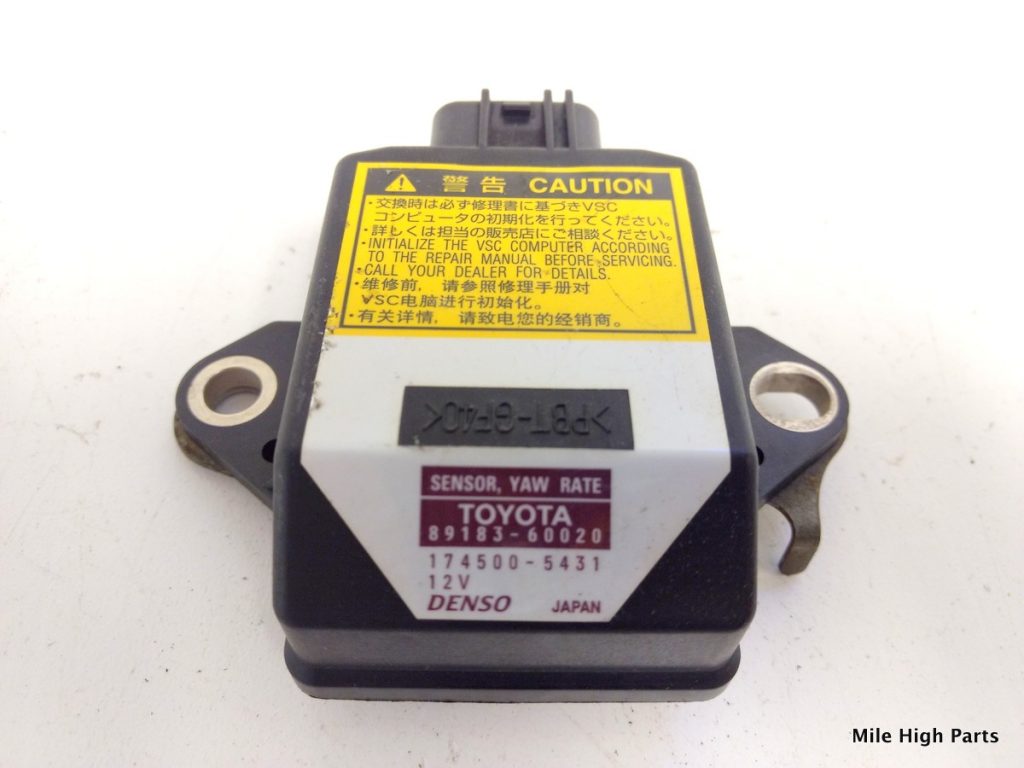 Lexus IS250 IS350 RX400 LS430 Camry YAW Rate Stability Control Sensor ...