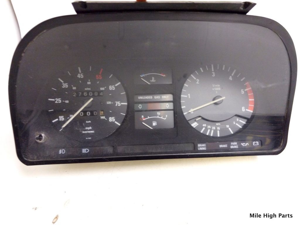 OEM 81-87 BMW E28 Instrument Cluster 276K – Quality OEM Used Auto Parts