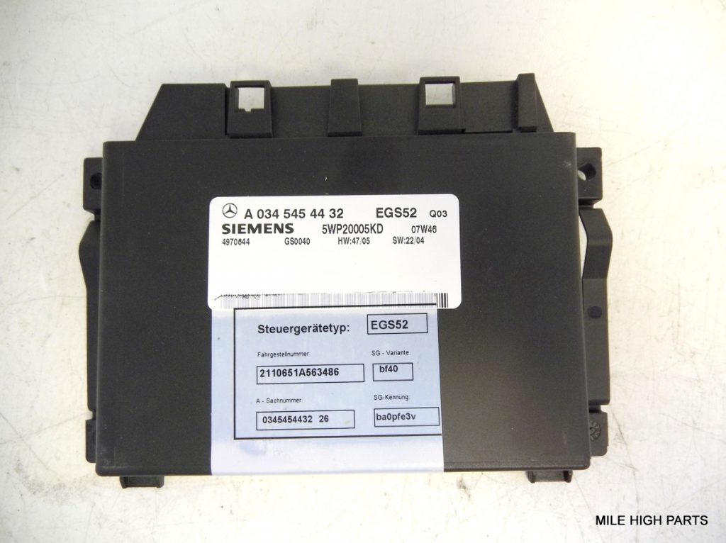 FACTORY REMAN 03-06 Mercedes W211 E Class E500 Transmission Control TCU ...