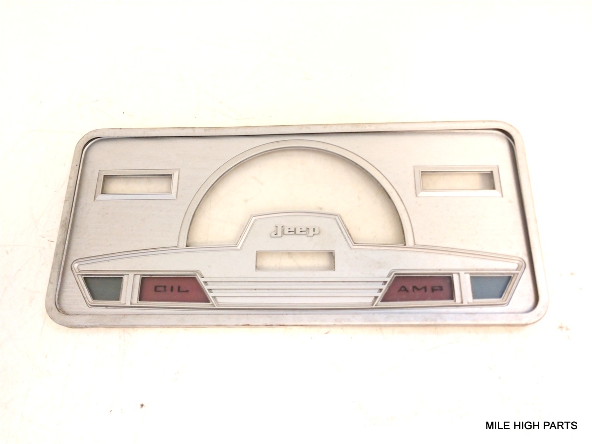 63-72 Jeep Super Wagoneer Speedometer Instrument Cluster Tri Panel ...