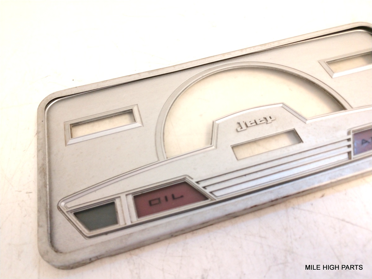 63-72 Jeep Super Wagoneer Speedometer Instrument Cluster Tri Panel ...
