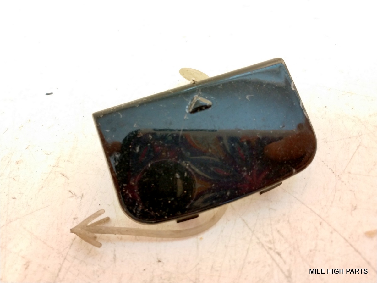 02-05 BMW E65 E66 7 Series Front Bumper Tow Hook Cover Black OEM ...