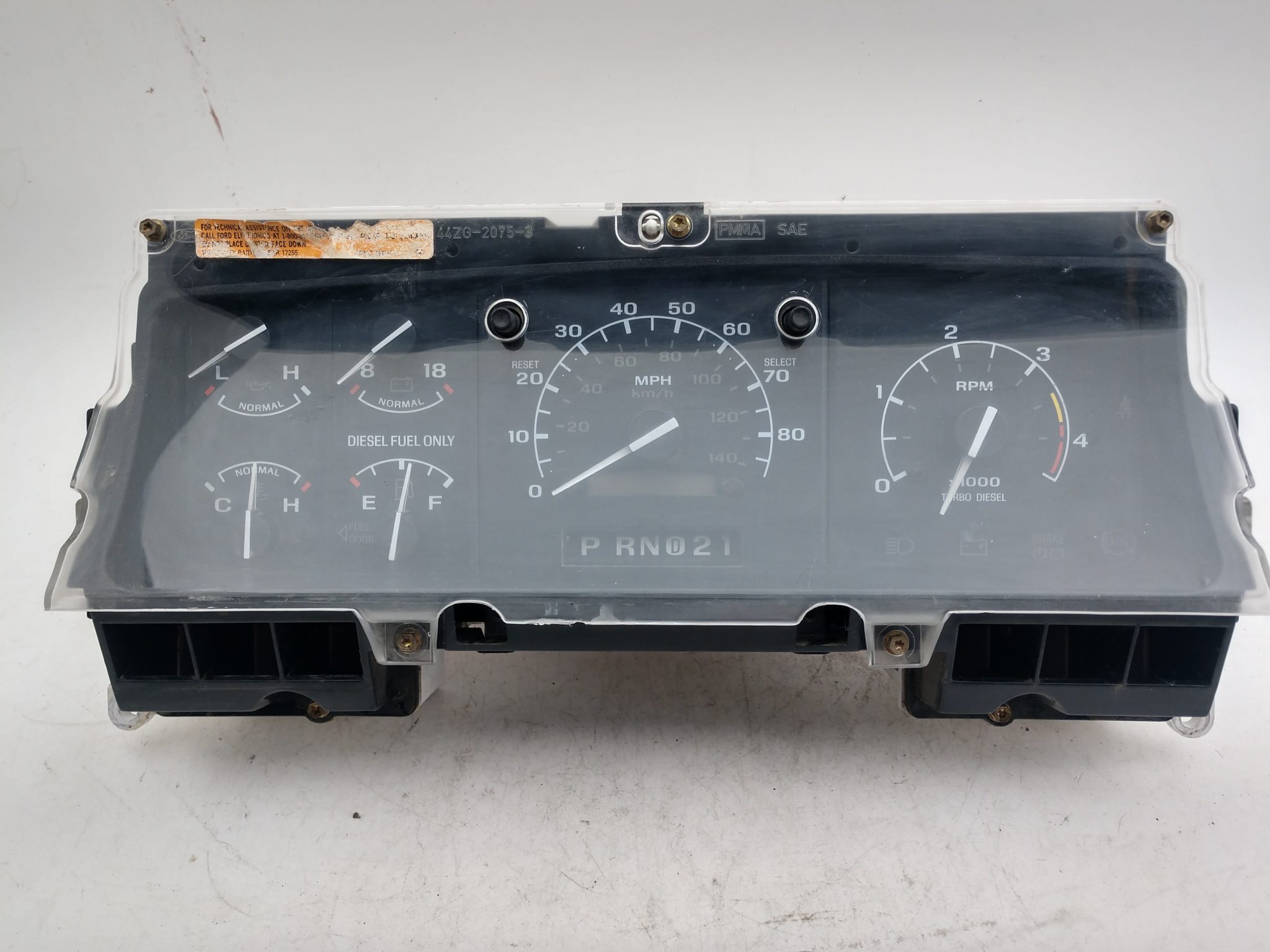 1994-1997 Ford Truck Diesel Instrument Cluster Speedometer F5TF10C956B ...