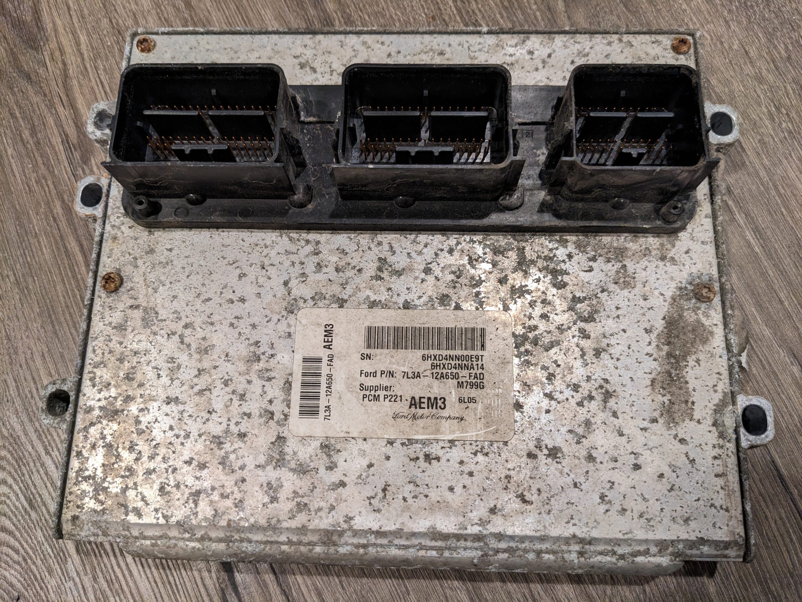 2007 Ford F150 4.6L Engine Control Module ECM ECU 7L3A-12A650-FAD AEM3 ...