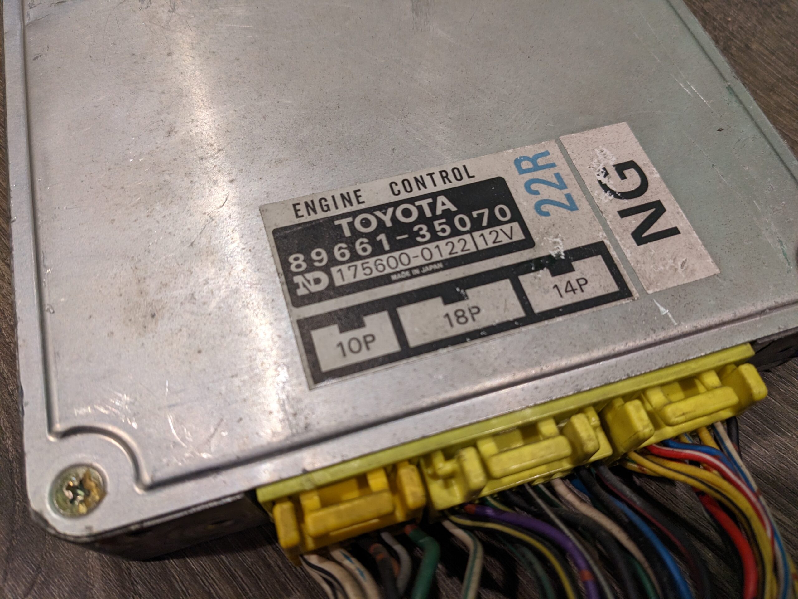 1985-1988 Toyota 4Runner Pickup ECU Engine Computer 22RE 89661-35070 ...